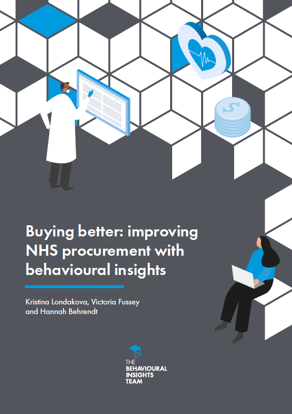 Buying better: Improving NHS procurement with behavioural insights | BIT
