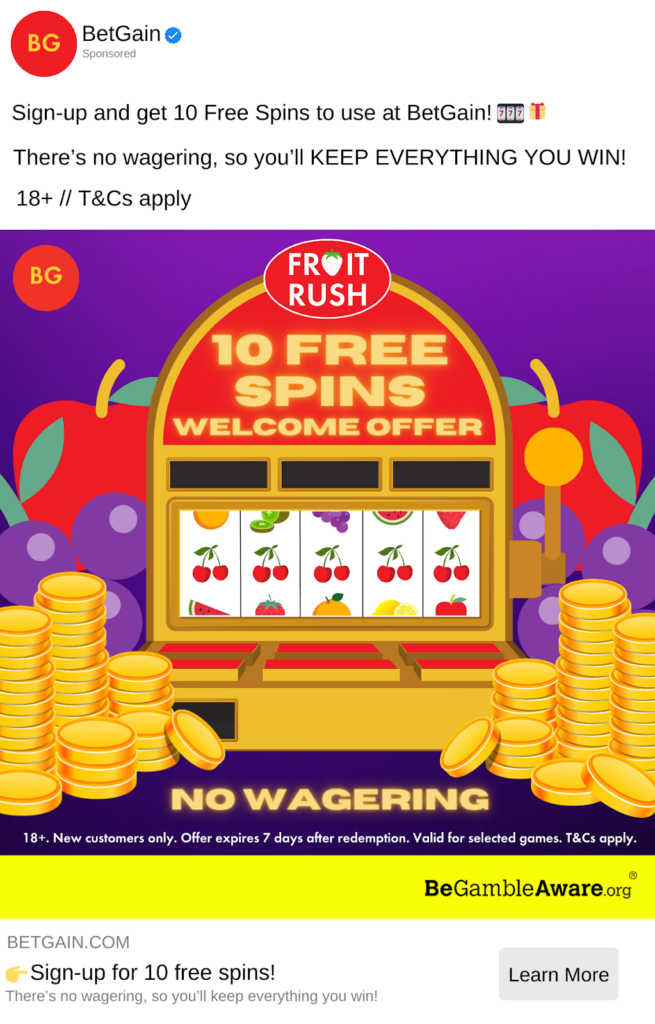 How do slot game advert features impact gambling behaviour? | BIT